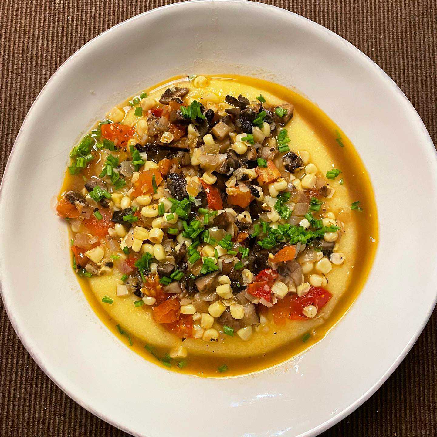 Creamy Polenta with Mushroom Ragu