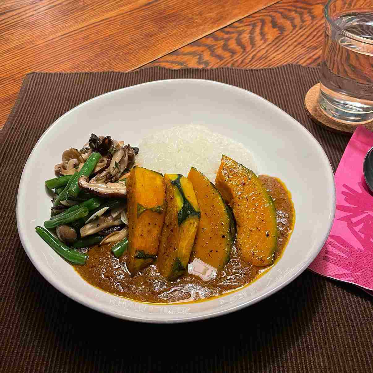 Beef Tendon Curry with Roasted Kabocha Squash